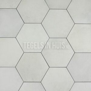 Vloertegel Hexagon Random Snow 17,5x20cm | Tegels in Huis - De ...
