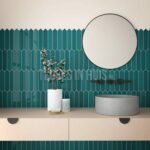 Wandtegel Arrow Blue Canard Teal blauw 5x25 | Tegels in Huis - De ...
