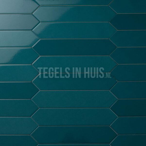 Wandtegel Arrow Blue Canard Teal blauw 5x25 | Tegels in Huis - De ...