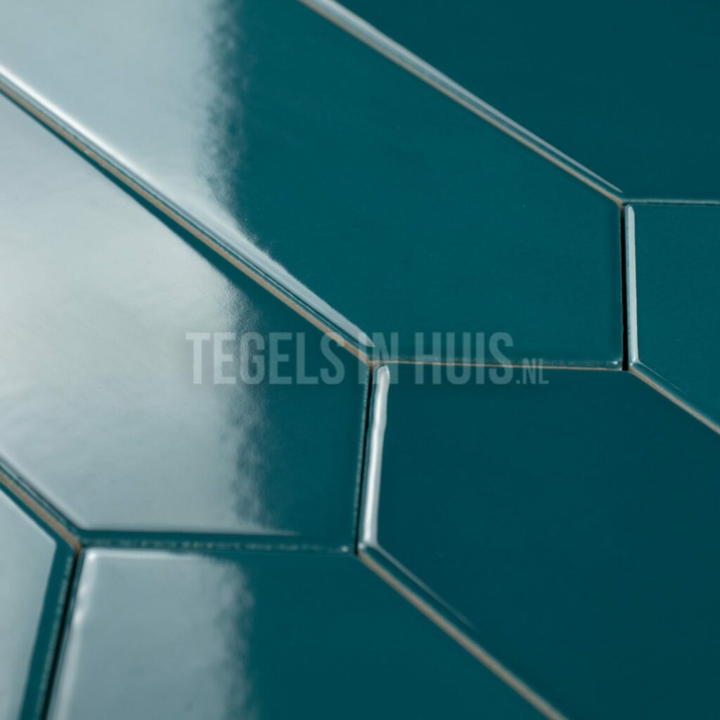 Wandtegel Arrow Blue Canard Teal blauw 5x25 | Tegels in Huis - De ...