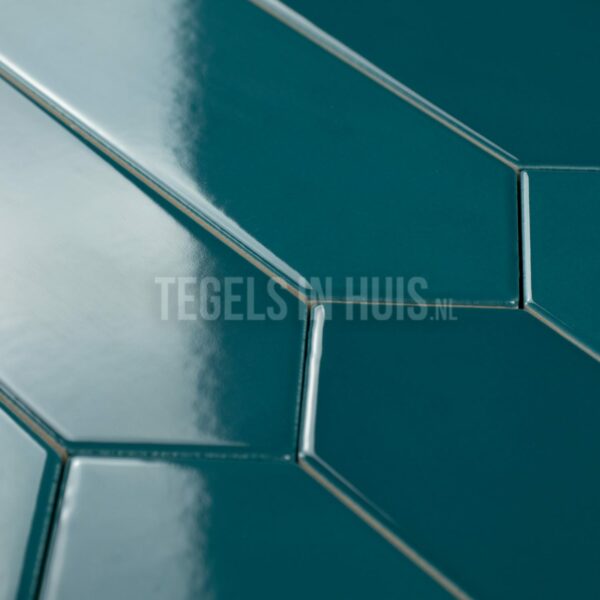 Wandtegel Arrow Blue Canard Teal blauw 5x25 | Tegels in Huis - De ...