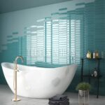 Wandtegel Arrow Blue Canard Teal blauw 5x25 | Tegels in Huis - De ...