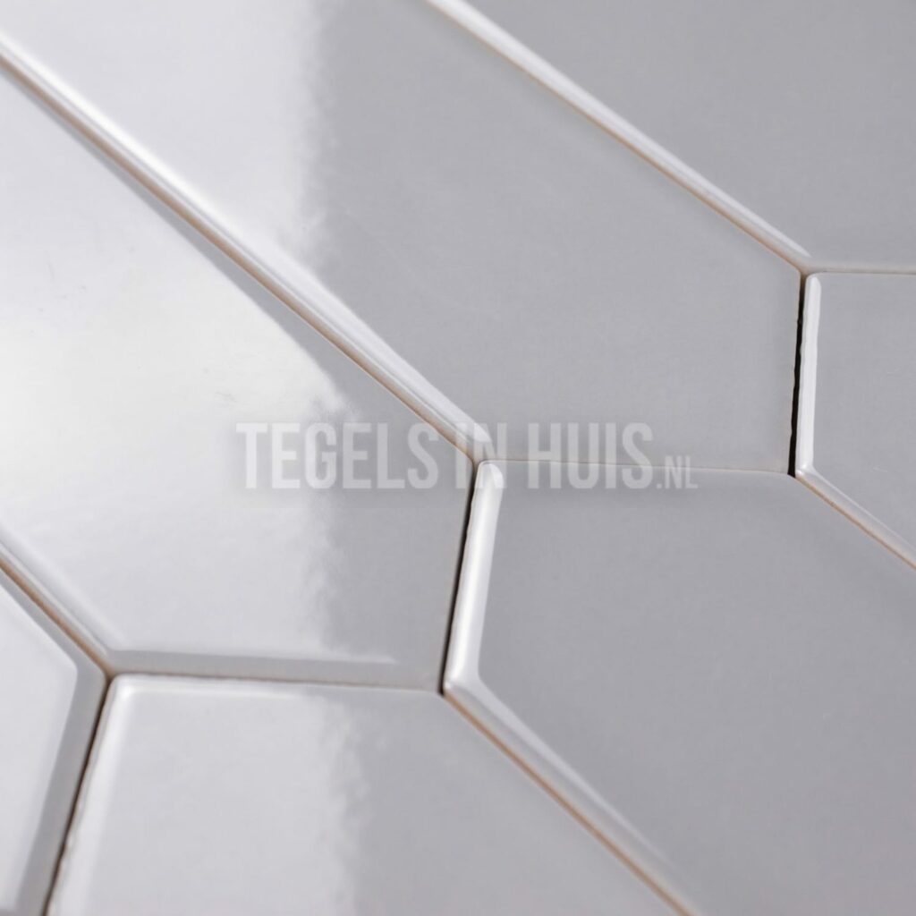 Wandtegel Arrow Quicksilver zilvergrijs 5x25 | Tegels in Huis - De ...