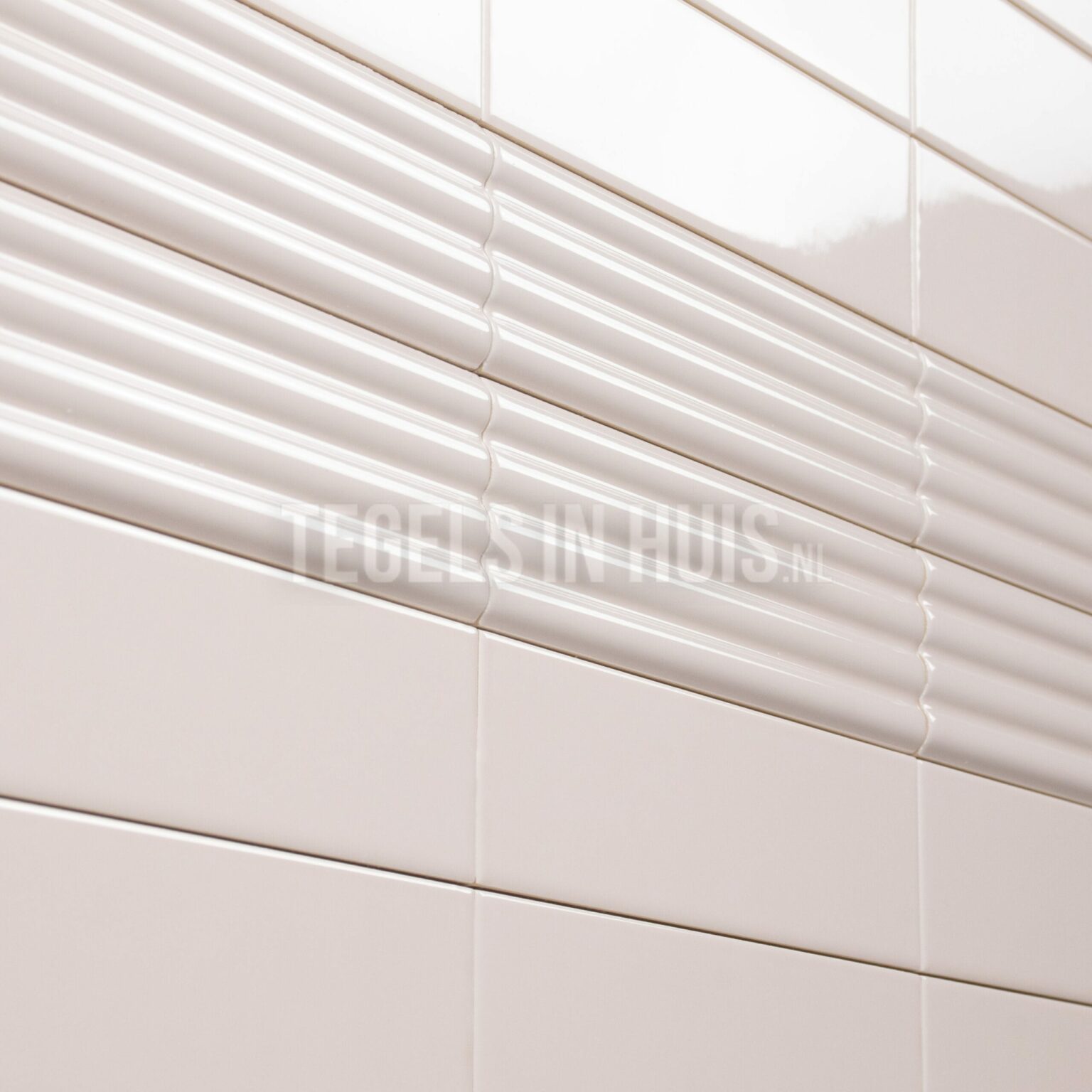 Wandtegel Costa Nova decor ribbel Onda stony roze glans 5x20 | Tegels ...