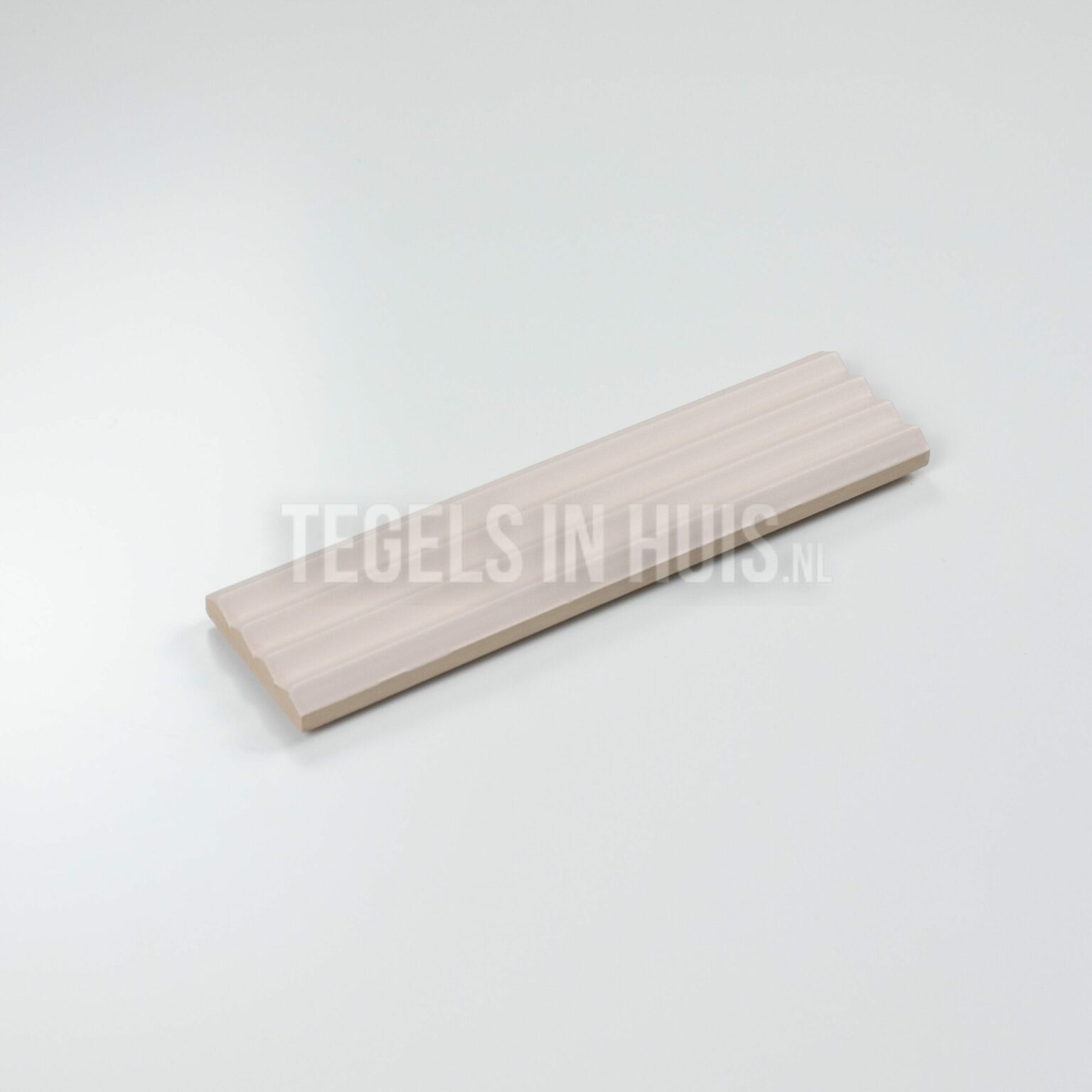 Wandtegel Costa Nova decor ribbel Praia stony roze mat 5x20 | Tegels in ...