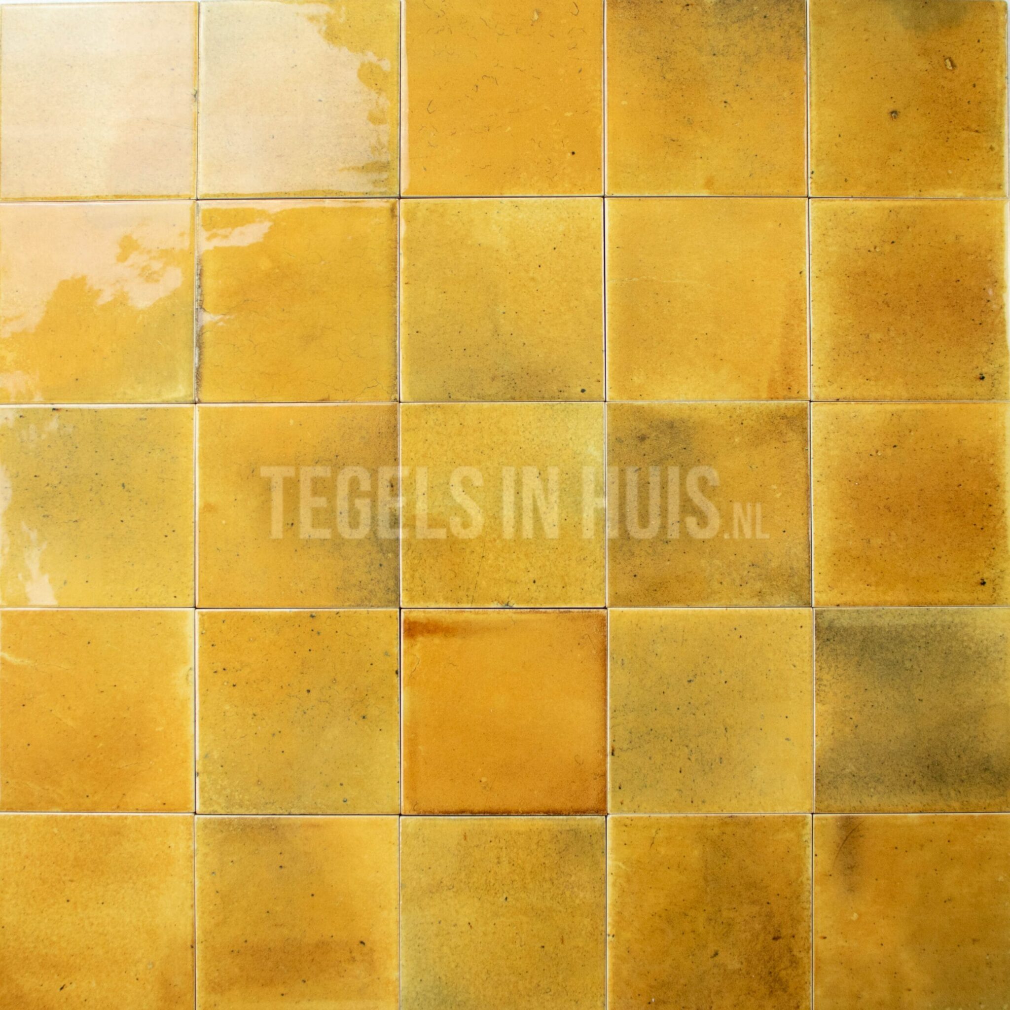 Wandtegel Hanoi caramel geel 10x10 | Tegels in Huis - De grootste en ...