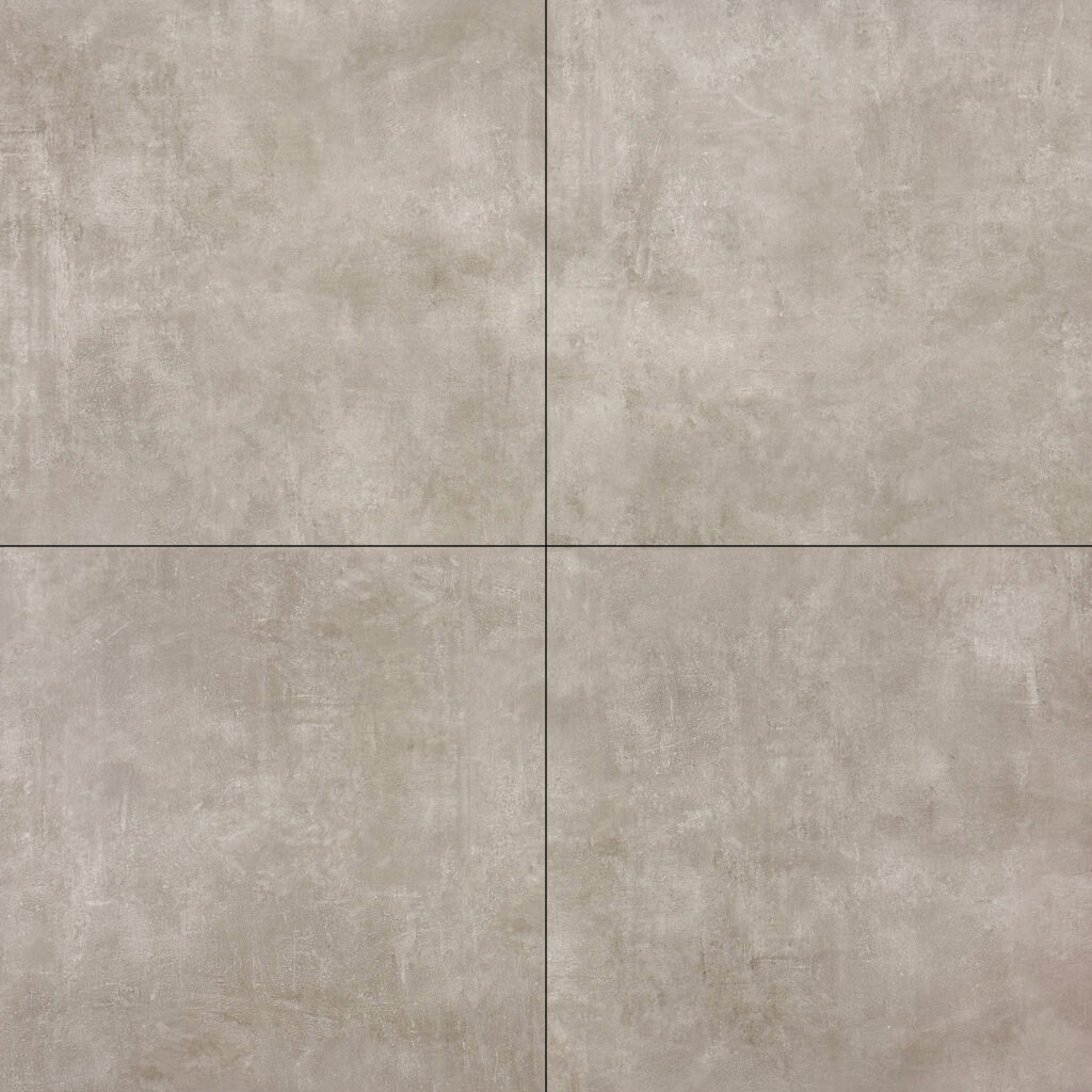 Vloertegel - Wandtegel betonlook warm grijs 80x80 gerectificeerd ...